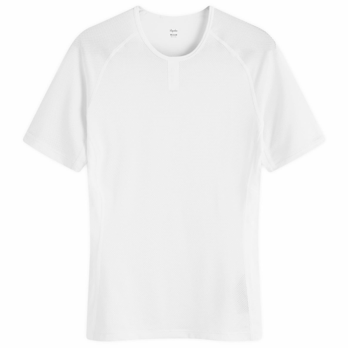 Rapha Men's Lightweight Short Sleeve Base Layer in White Rapha