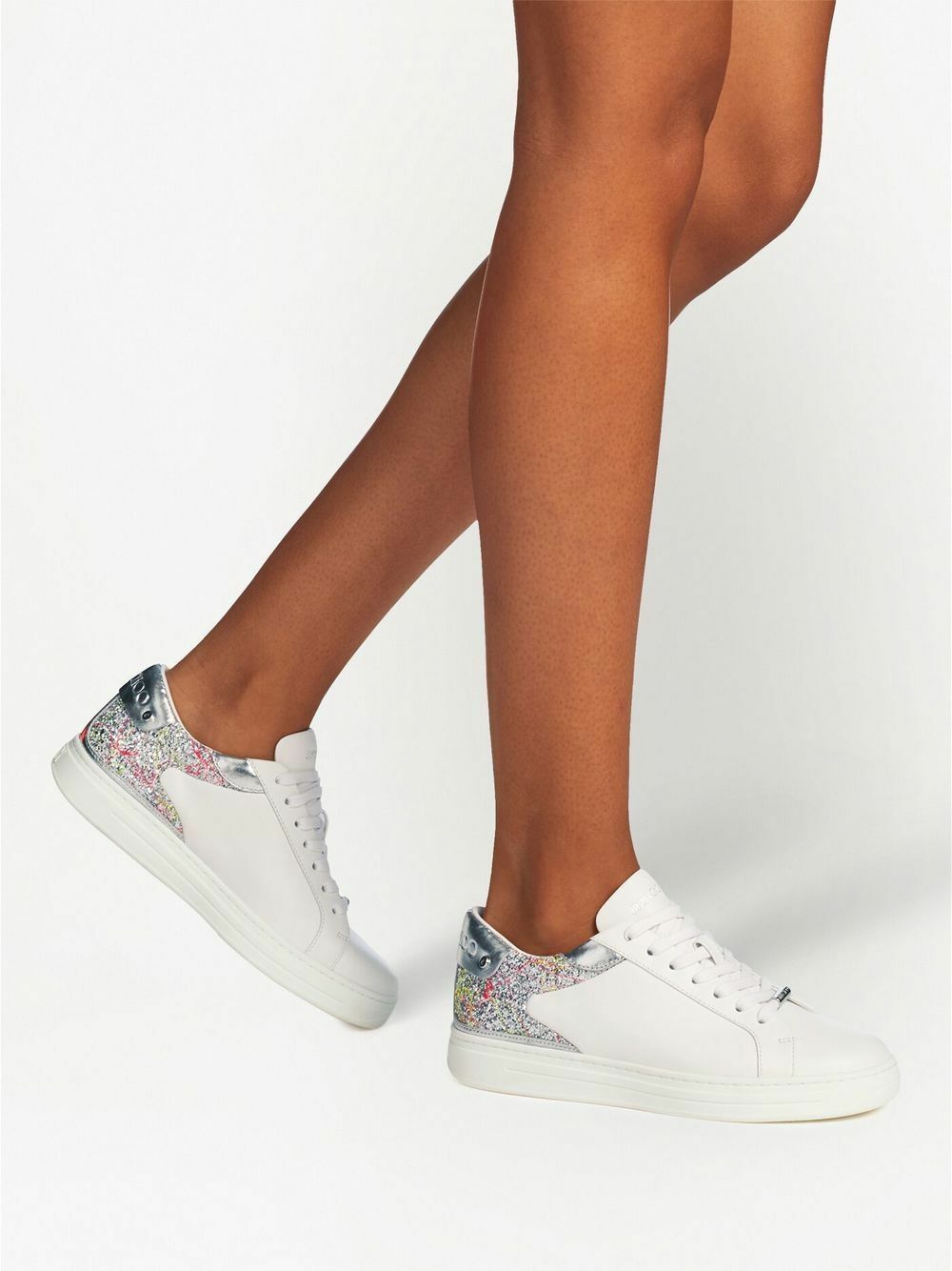 JIMMY CHOO - Roma / F Leather Sneakers Jimmy Choo