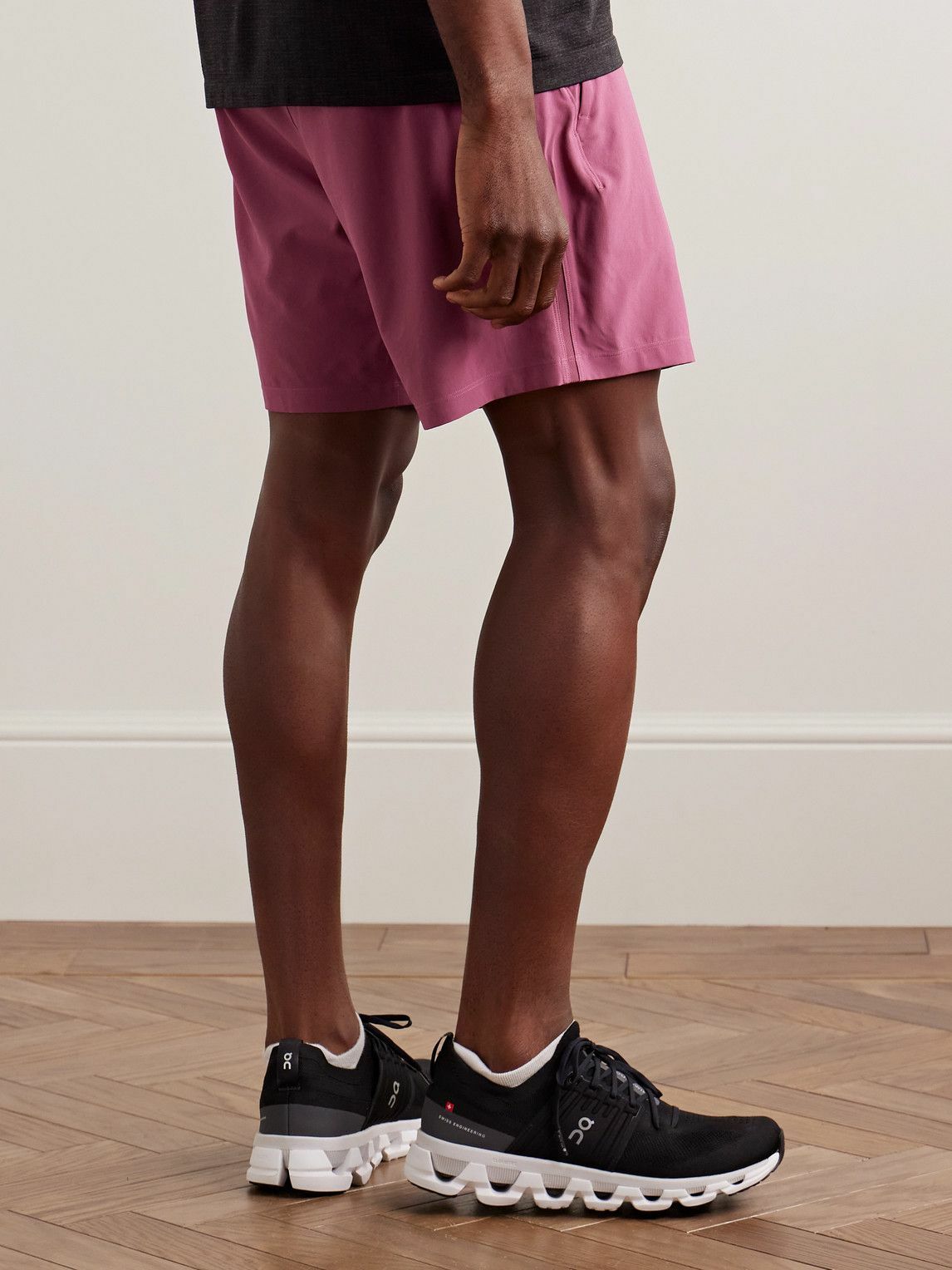 Lululemon - Pace Breaker 7" Straight-Leg Mesh-Trimmed Recycled-Swift ...