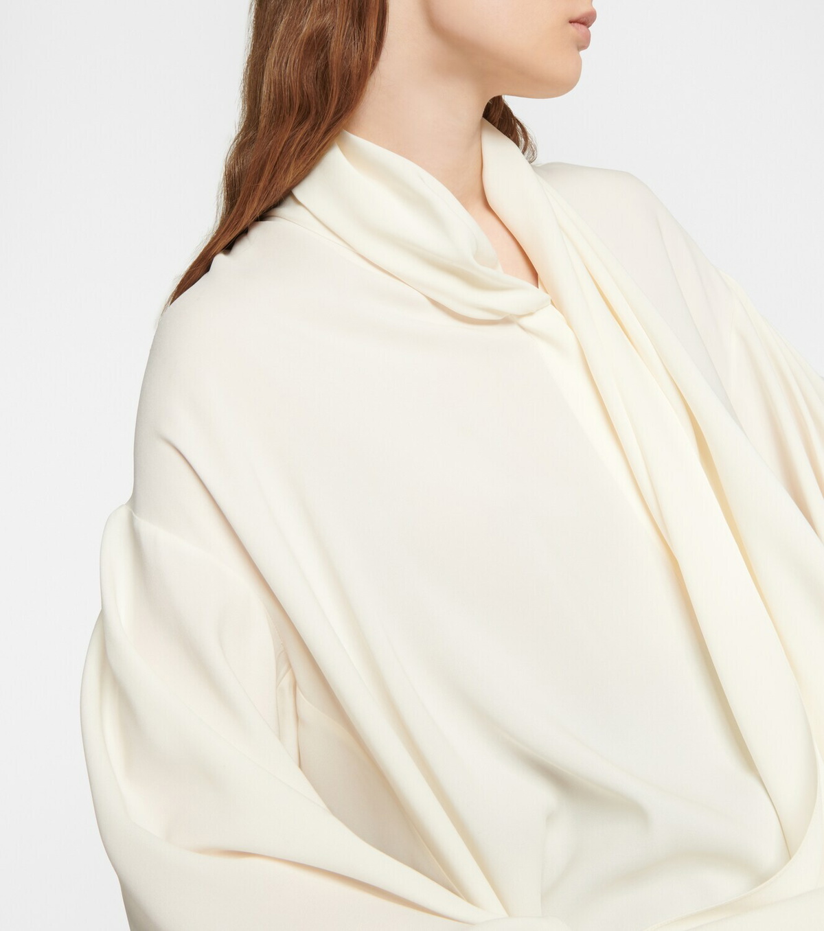 The Row Darnelle oversized silk blouse The Row