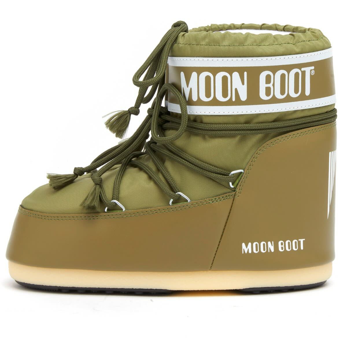 Moon Boot Women's Icon Low Nylon in Khaki Moon Boot