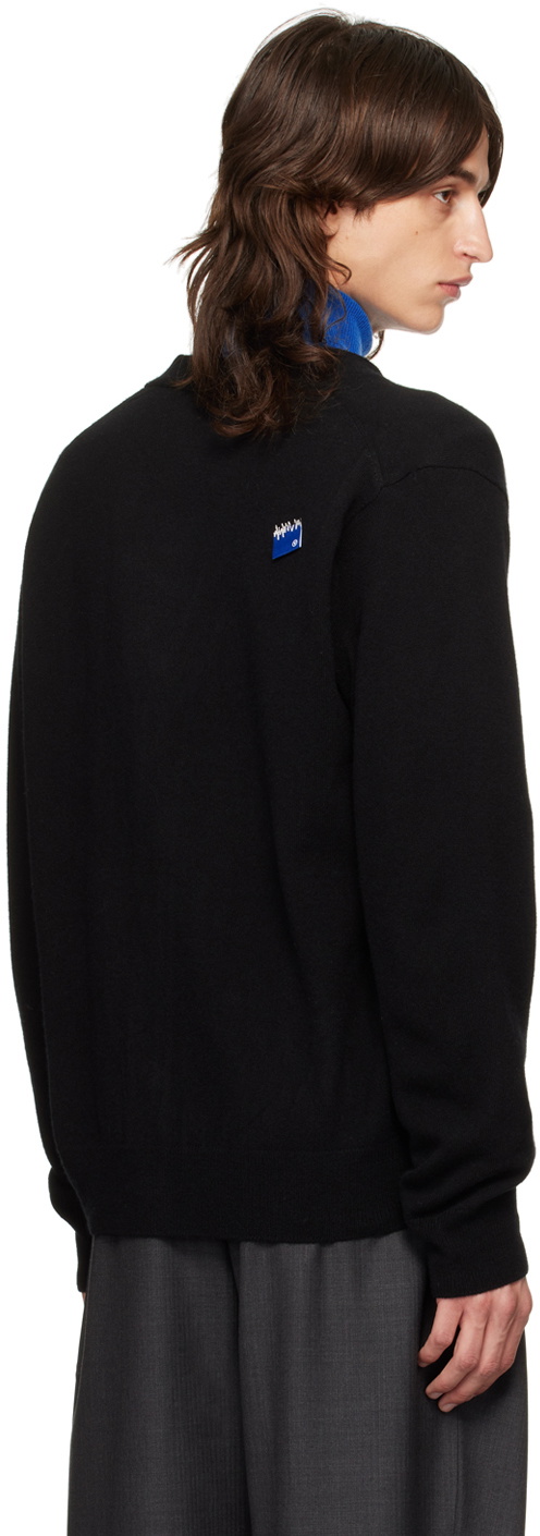 ADER error Black TRS Tag 01 Cardigan ADER error