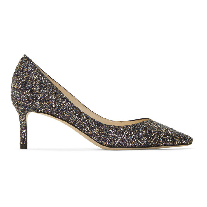 Jimmy Choo Multicolor Glitter Romy 60 Heels Jimmy Choo