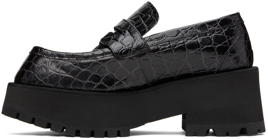 Marni Black Croc Loafers Marni