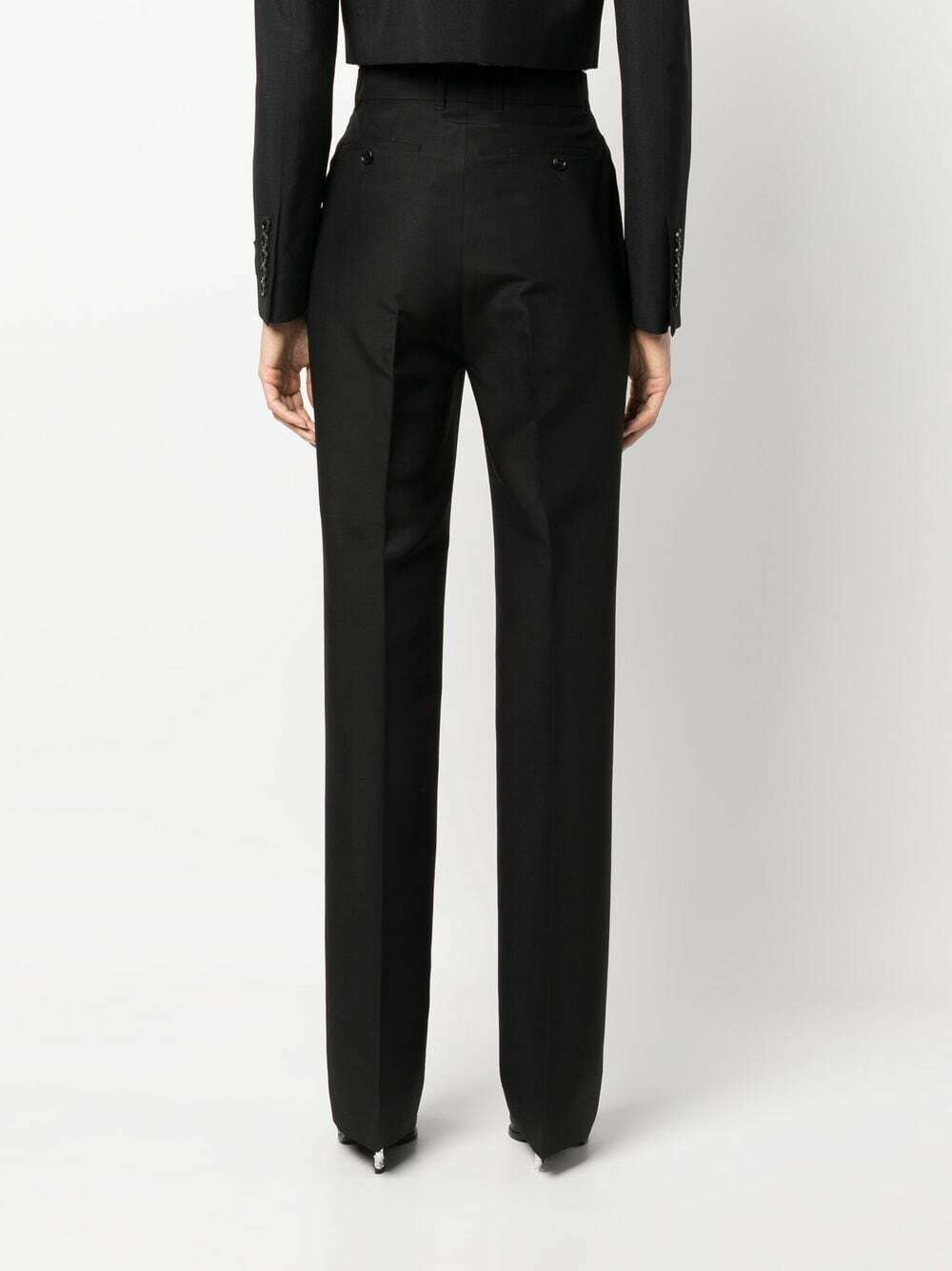 GUCCI - Wool And Silk Blend Trousers Gucci
