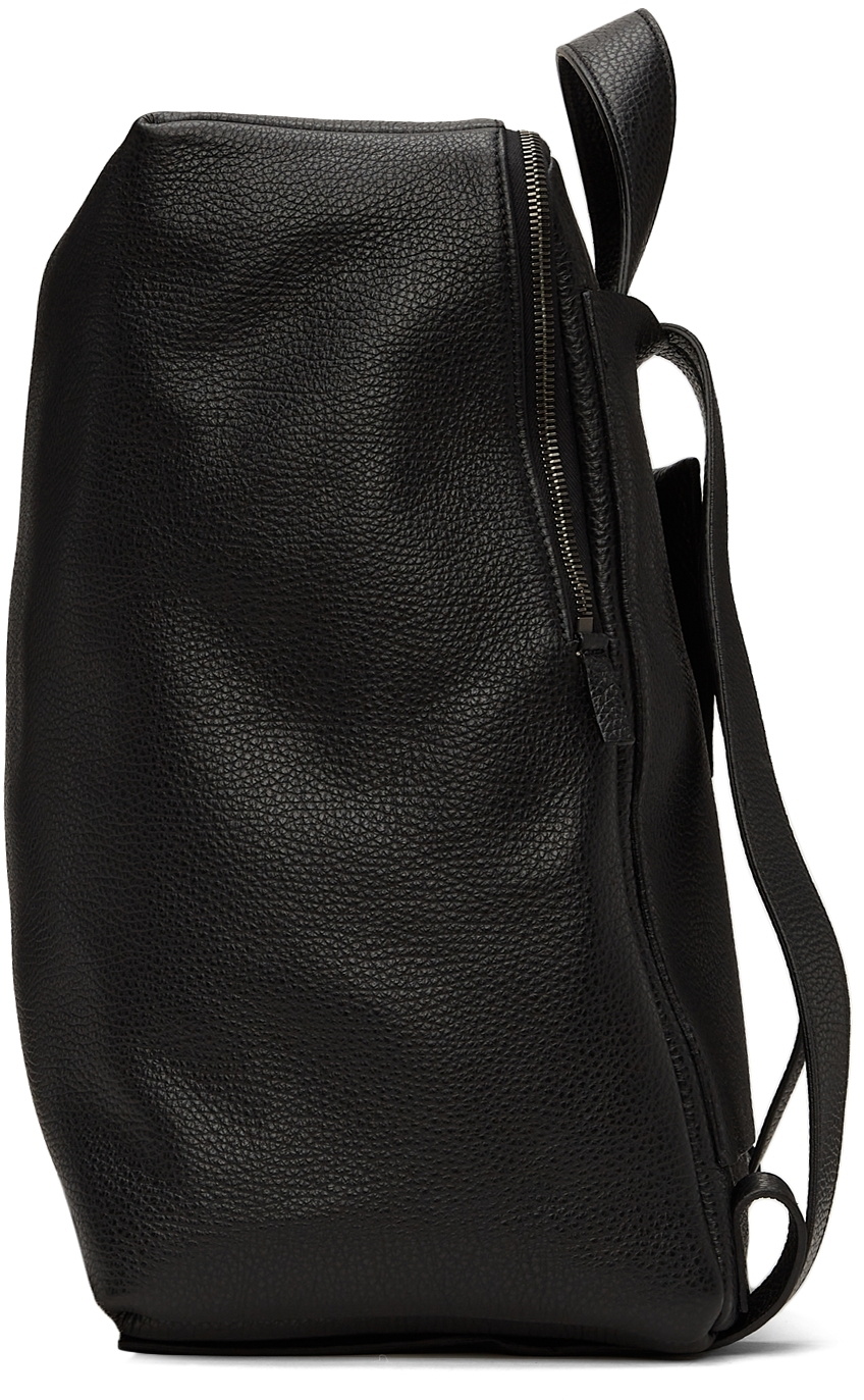 Marsèll Black Leather Ghiaccio Backpack Marsèll