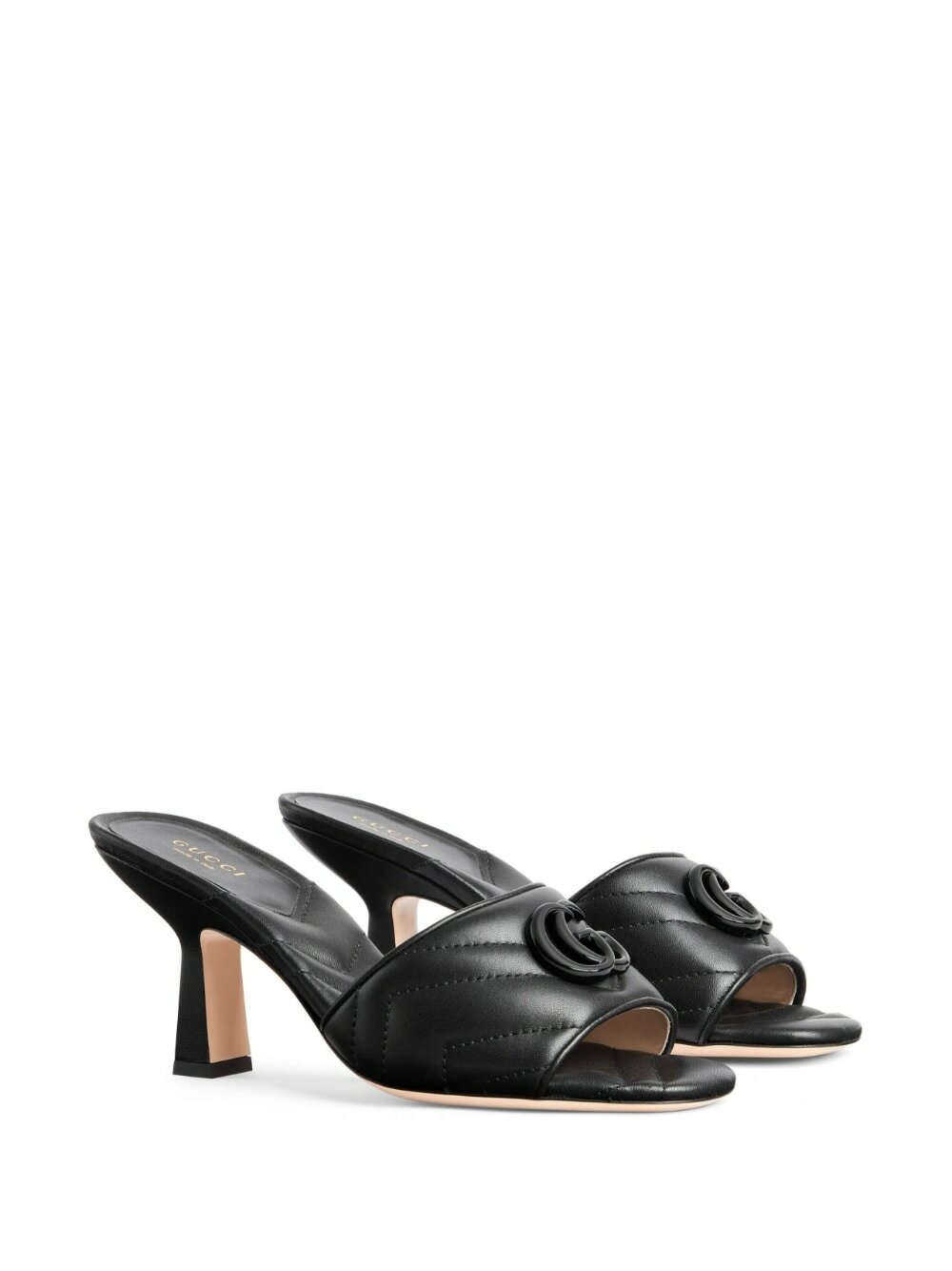 GUCCI - Leather Mules Gucci
