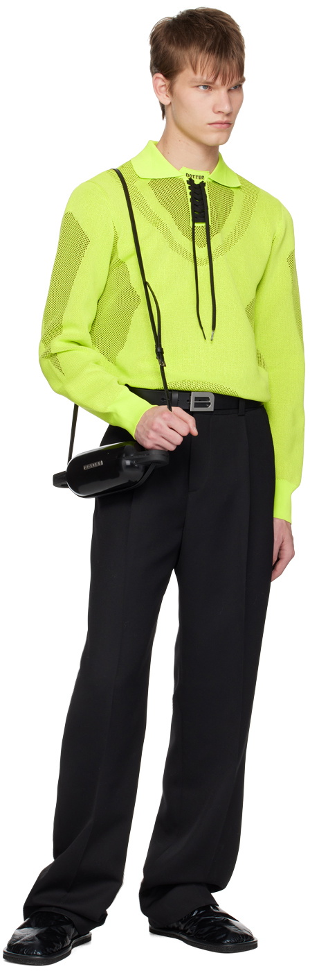 Botter Green Lace-Up Polo Botter