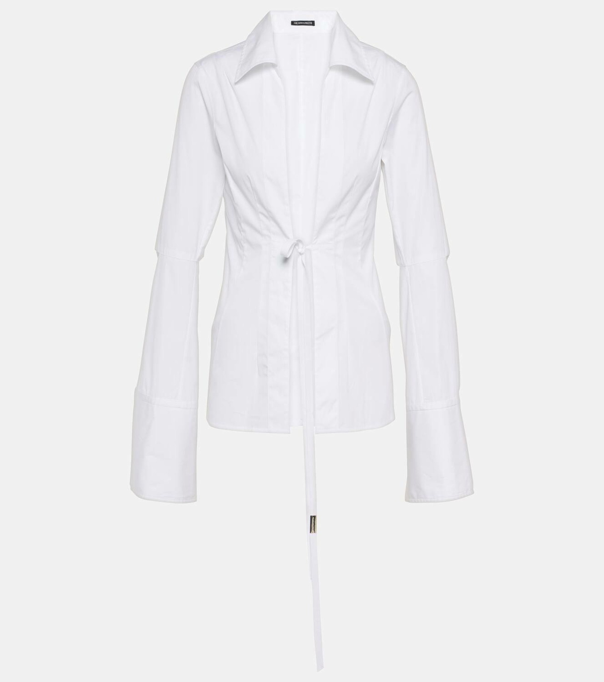 Ann Demeulemeester Linsey cotton poplin shirt Ann Demeulemeester