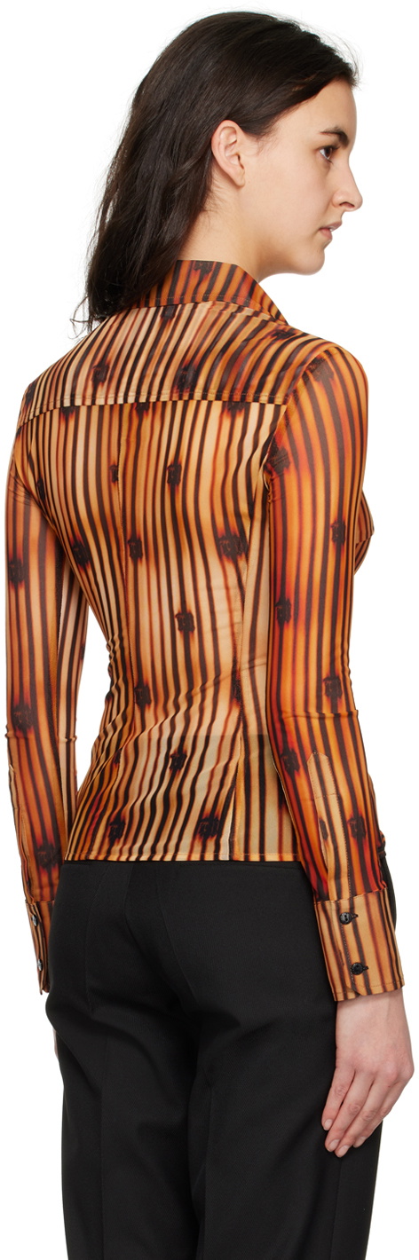 MISBHV Orange Striped Shirt MISBHV