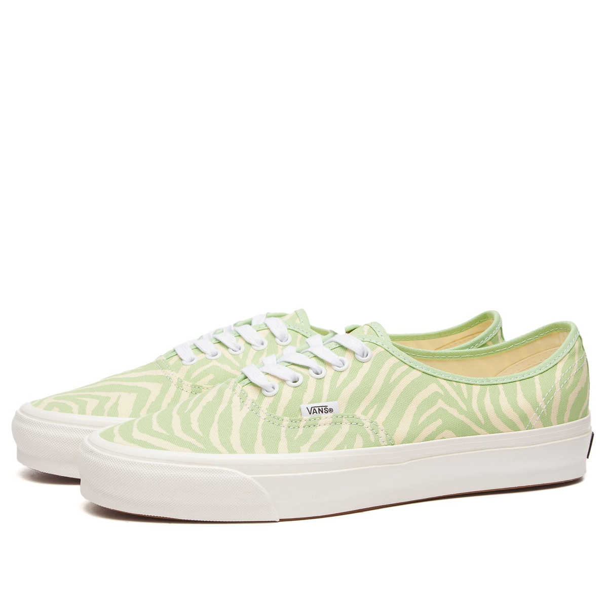 Vans LX Authentic 44 Sneaker in Zebra/Pistachio Green Vans