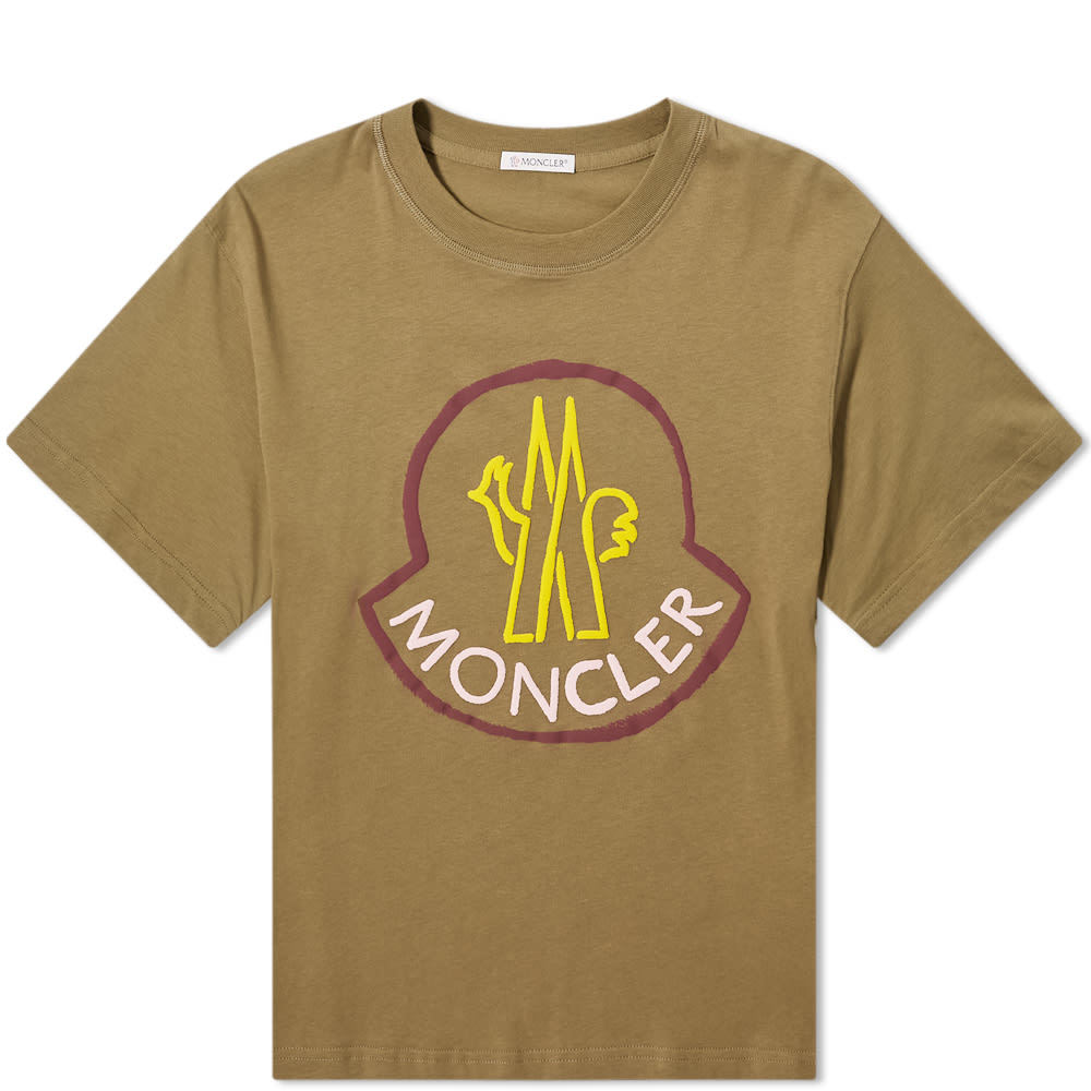 Moncler Boxy Large Logo Tee Moncler