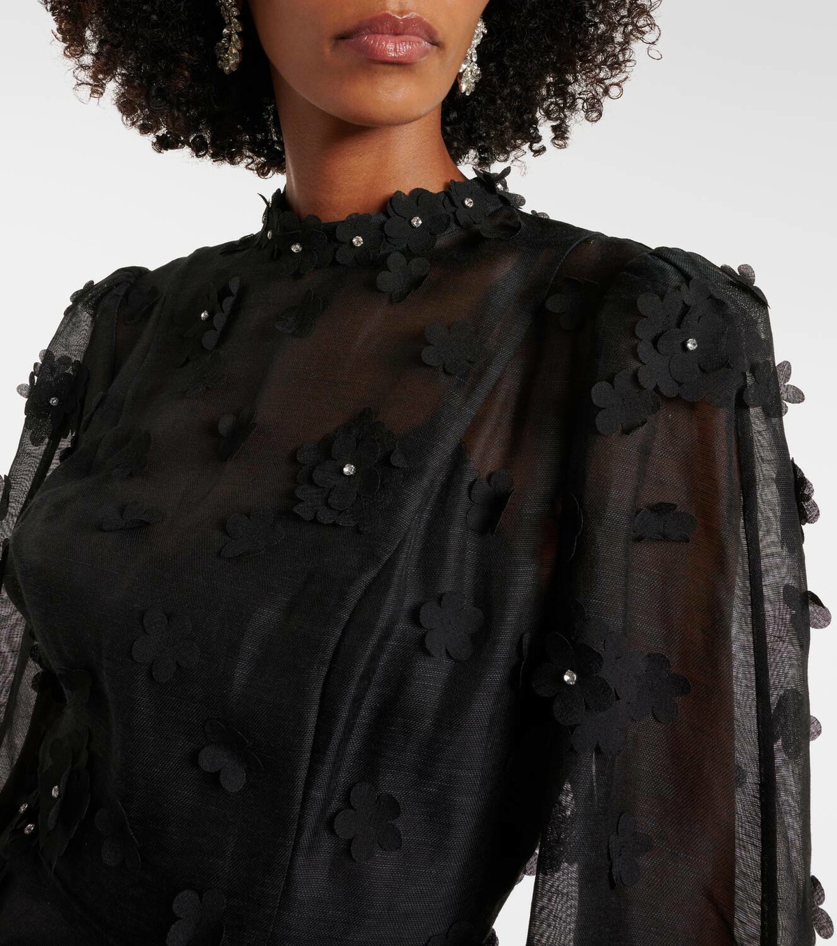 Zimmermann Matchmaker Lift Off linen and silk minidress Zimmermann