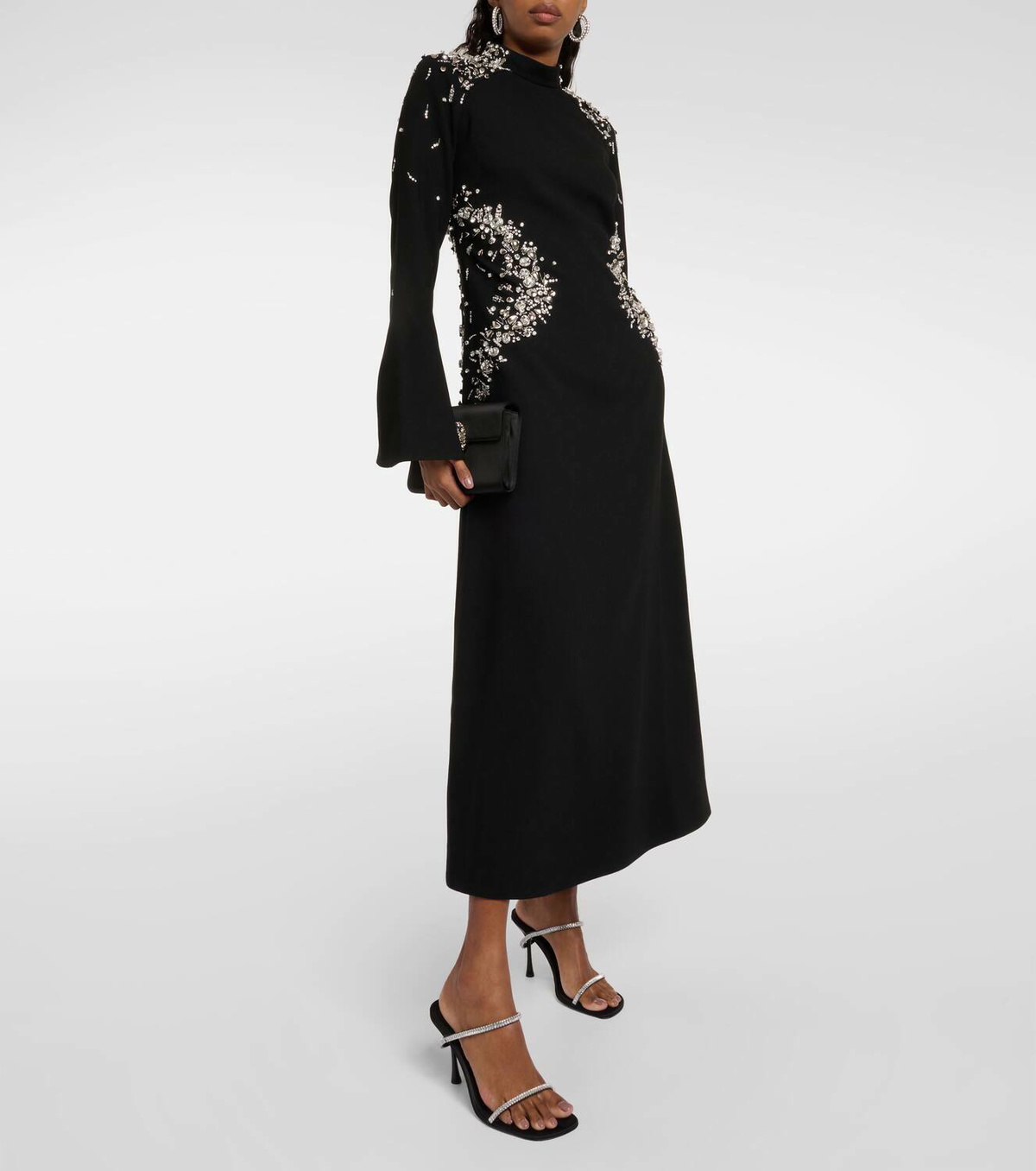 Simkhai Odetta crystal-embellished midi dress Simkhai