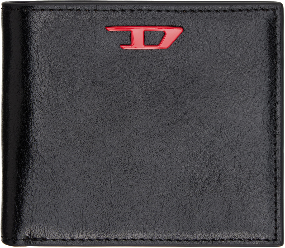 Diesel Black Rave Bifold Coin S Wallet Diesel