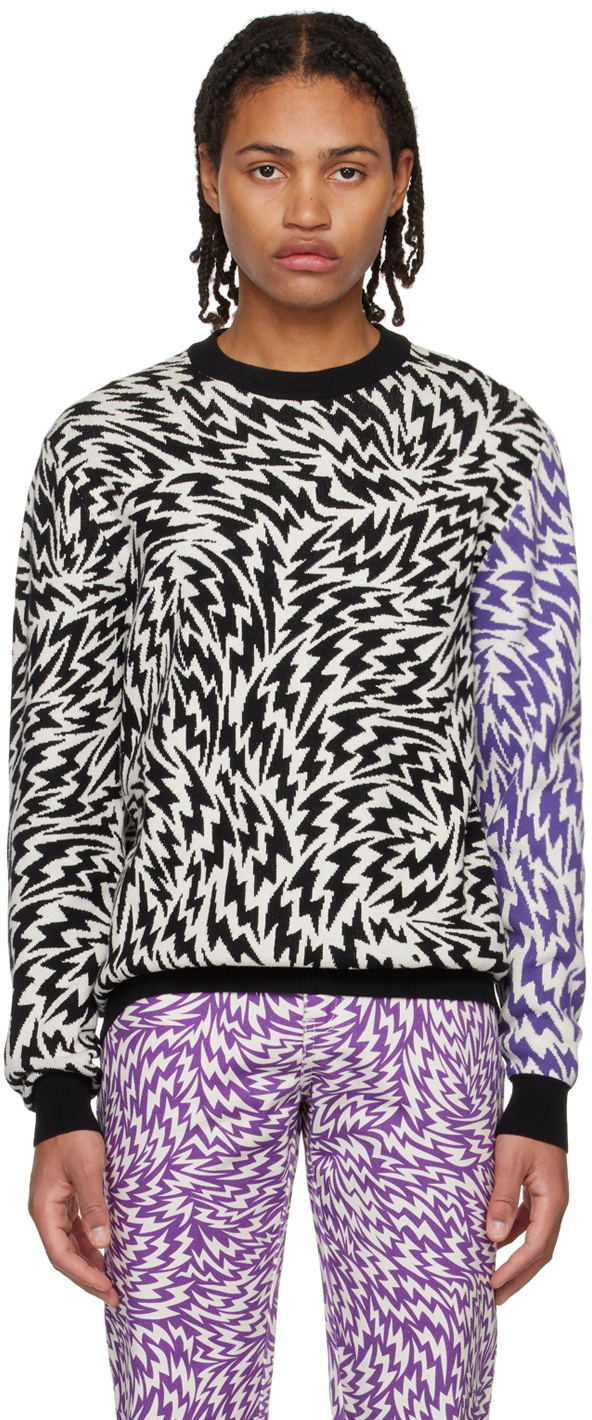 Double Rainbouu Black She's Electric Sweater Double Rainbouu