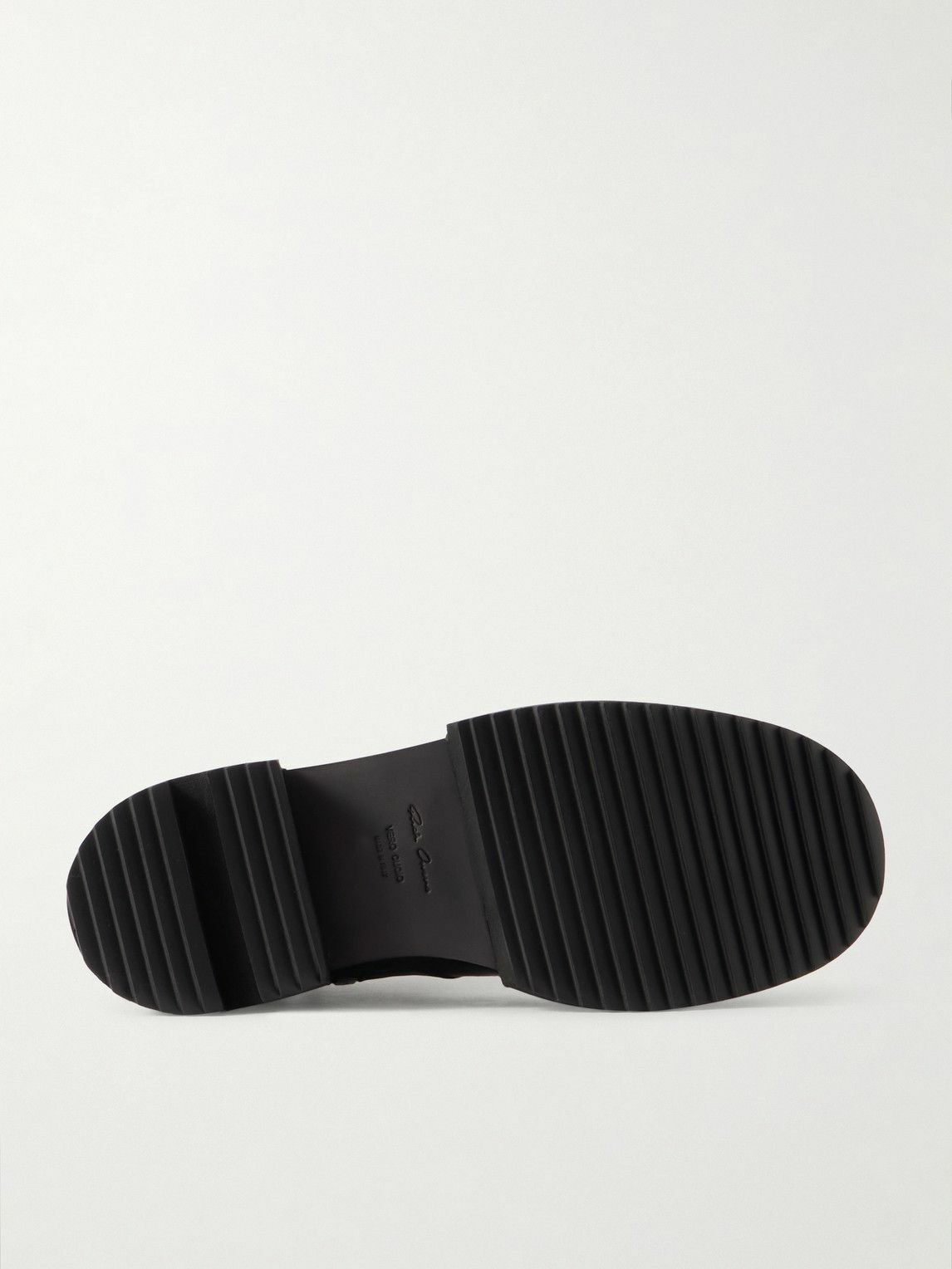 Rick Owens - Army Gabe Leather Boots - Black Rick Owens