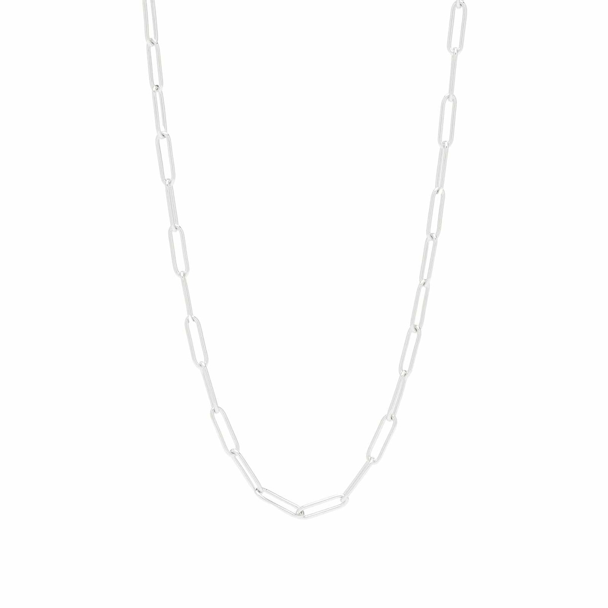 Tom Wood 16.5" Box Chain in Silver Tom Wood