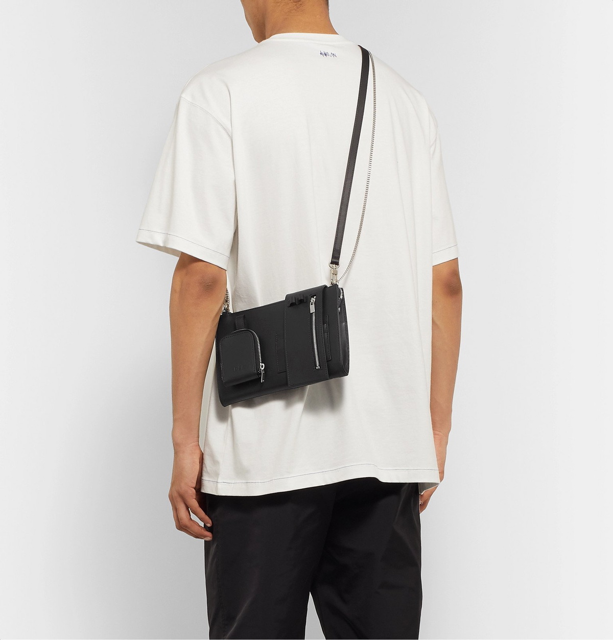 Ader Error - Tetristype Leather Messenger Bag - Black ADER error