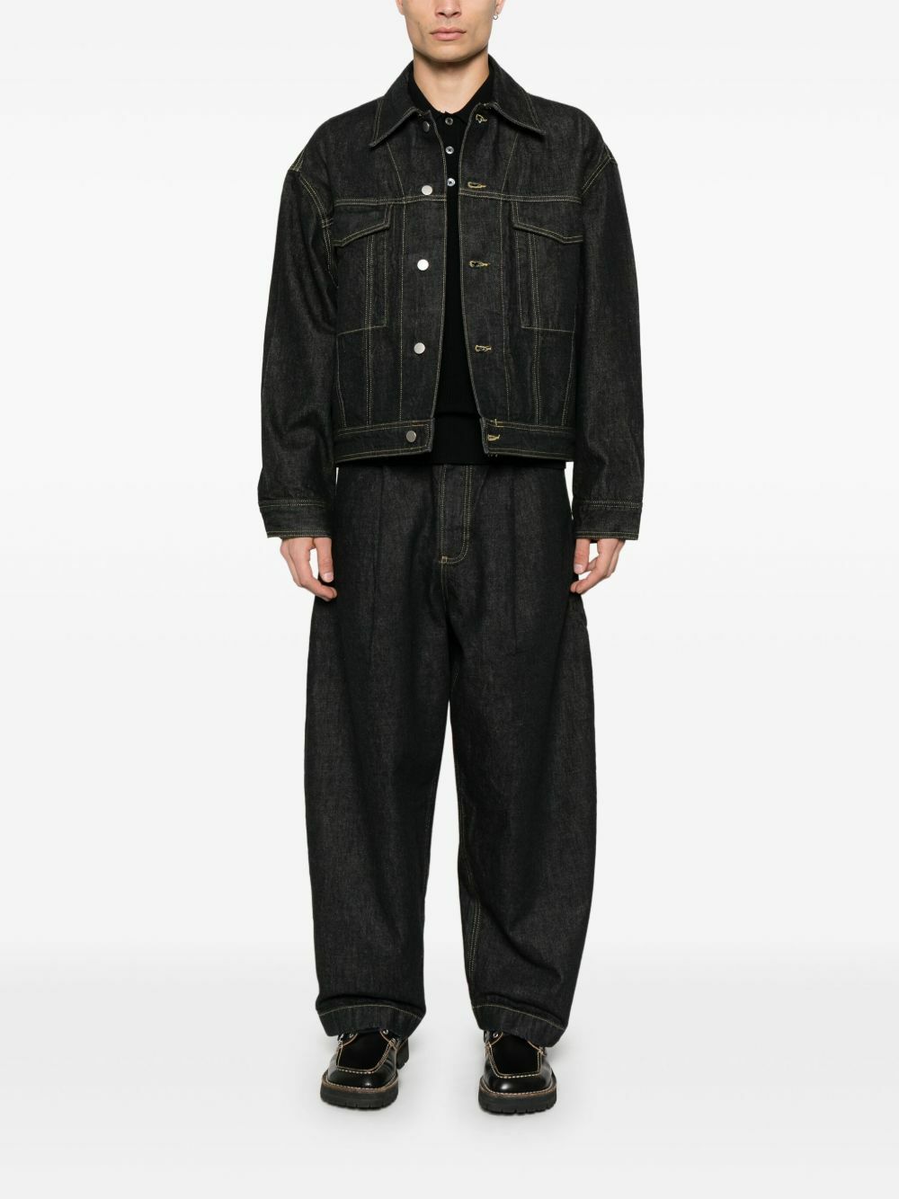Studio Nicholson Black Denim Jacket Studio Nicholson