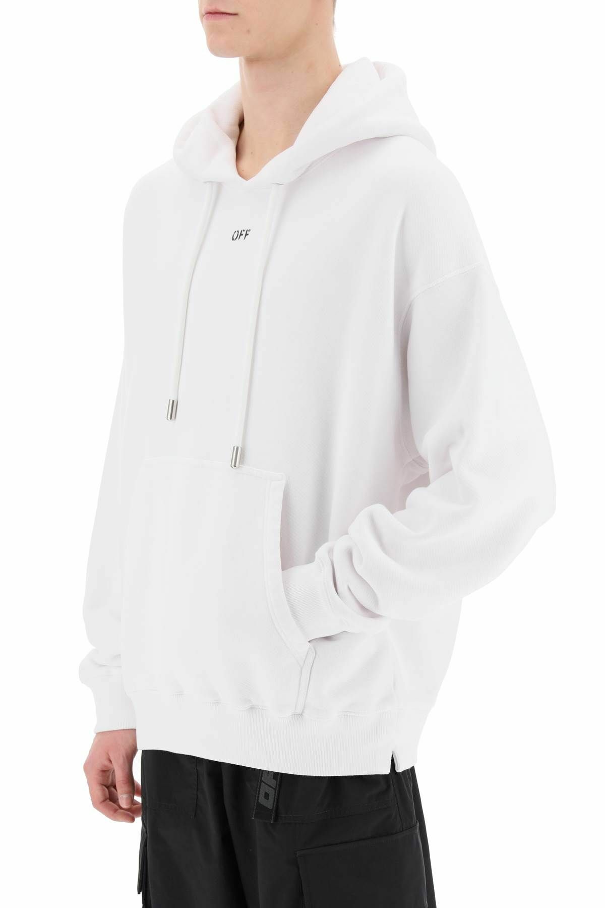 OFF-WHITE skate hoodie with off logo White Off-White
