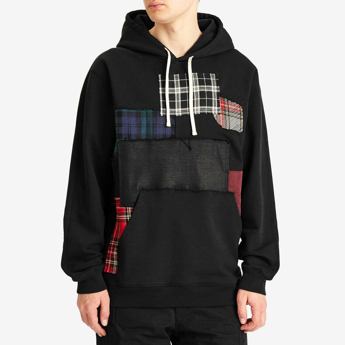 Junya Watanabe MAN Men's x Reigning Champ Patchwork Popover Hoodie in ...