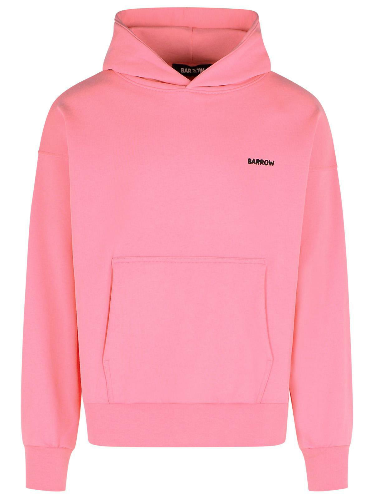 Barrow Pink Cotton Sweatshirt Barrow