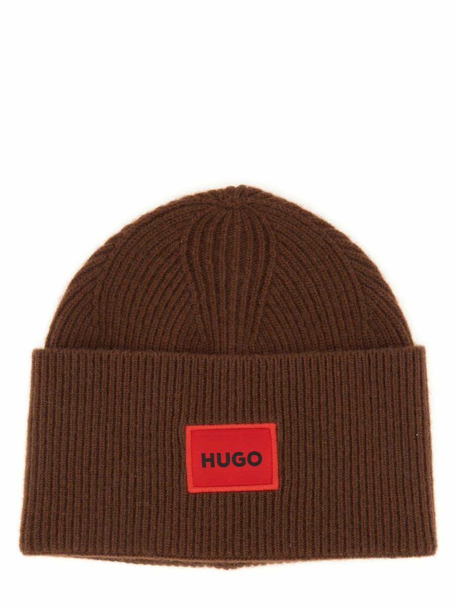 Hugo Boss Beanie Hat With Logo Hugo Boss
