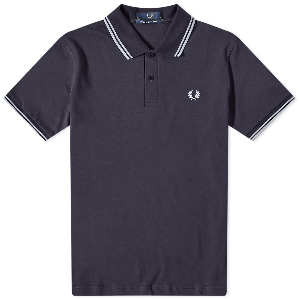Fred Perry Men's Reissues Original Twin Tipped Polo Shirt in Navy Fred ...
