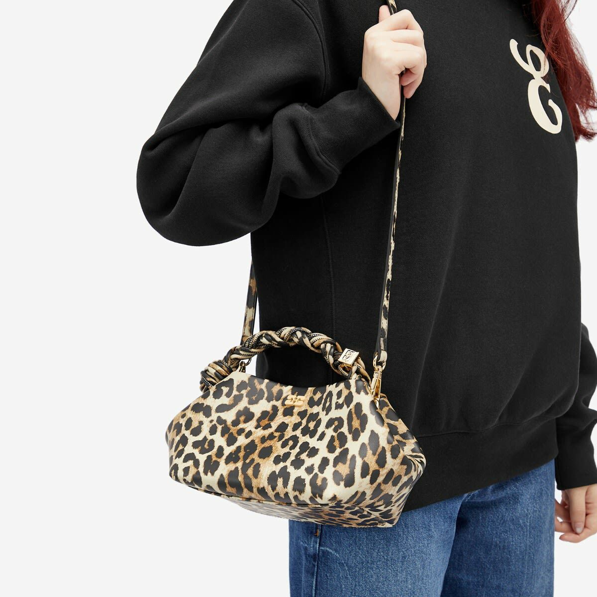 GANNI Women's Bou Bag in Leopard GANNI