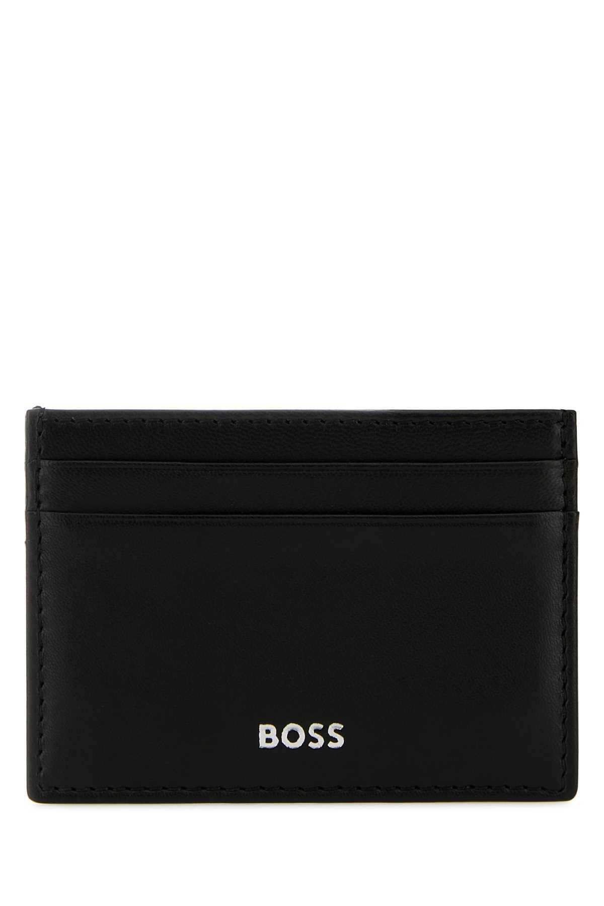 Hugo Boss Black Leather Card Holder Hugo Boss