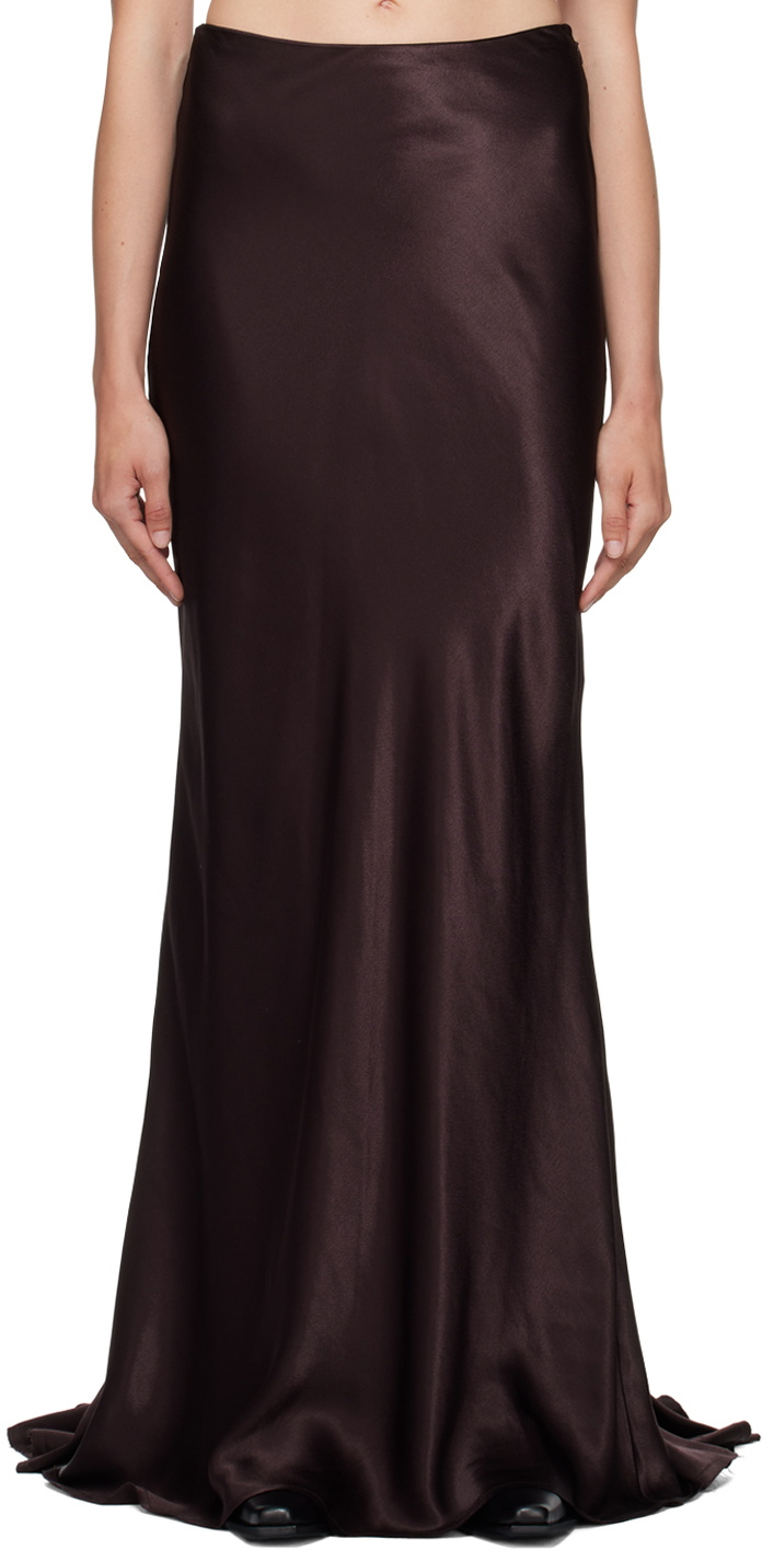 Ann Demeulemeester Purple Madeleen X-Long Flared Maxi Skirt Ann ...