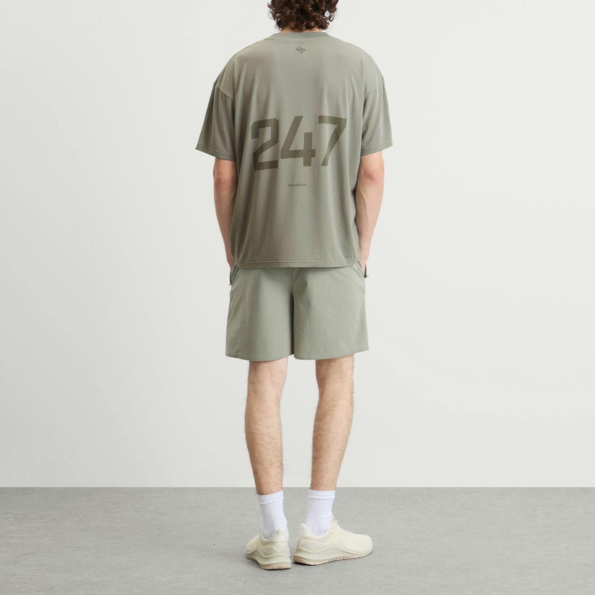 Represent Men's 247 Oversized T-Shirt in Sage Represent