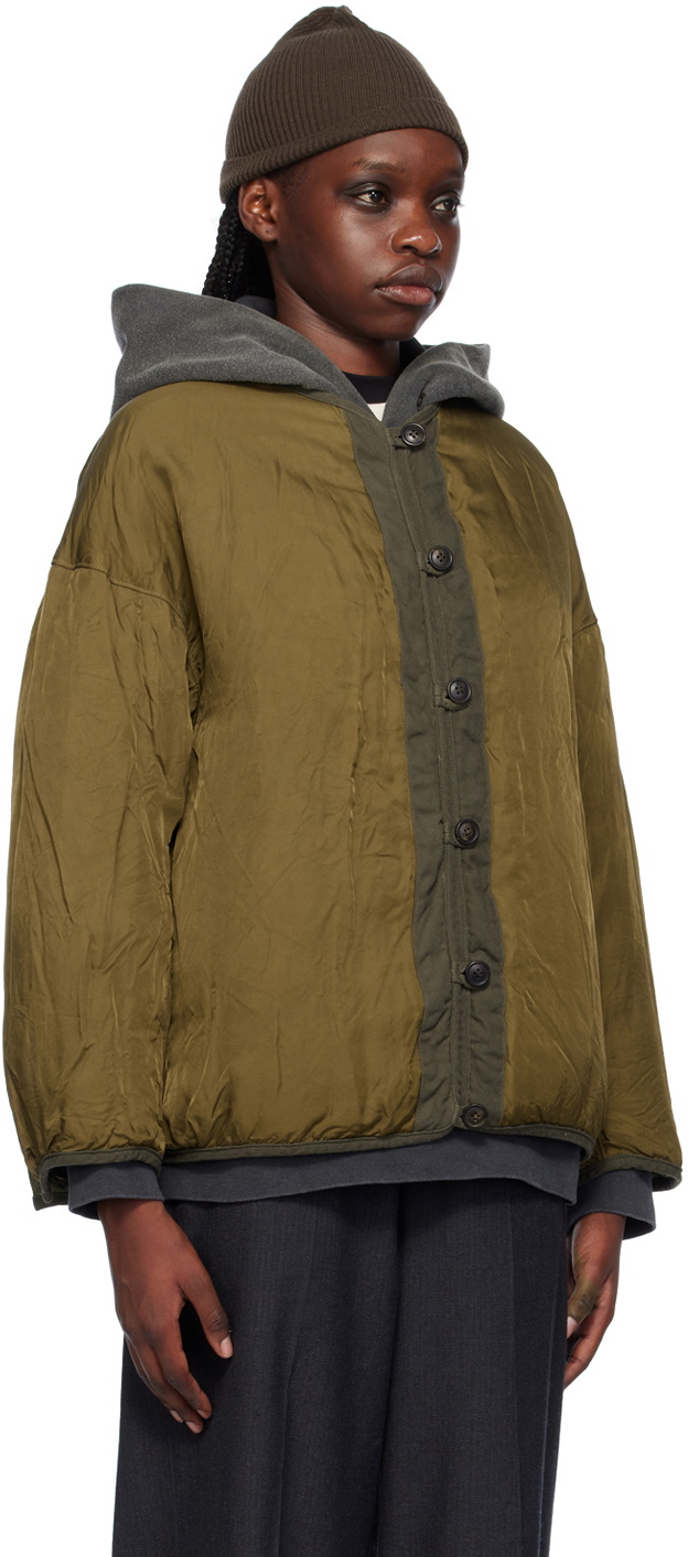 visvim Khaki Reversible Down Jacket Visvim