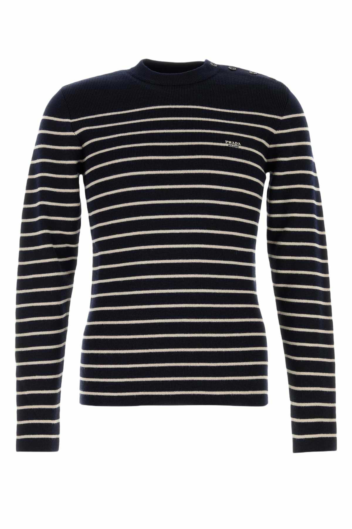 Prada Embroidered Wool Sweater Prada