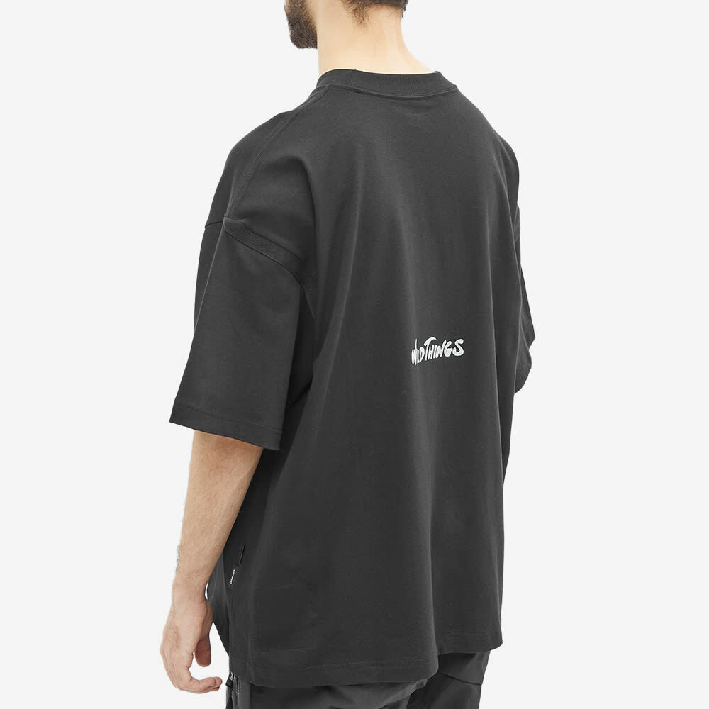 GOOPiMADE x WildThings Logo T-Shirt in Black GOOPiMADE