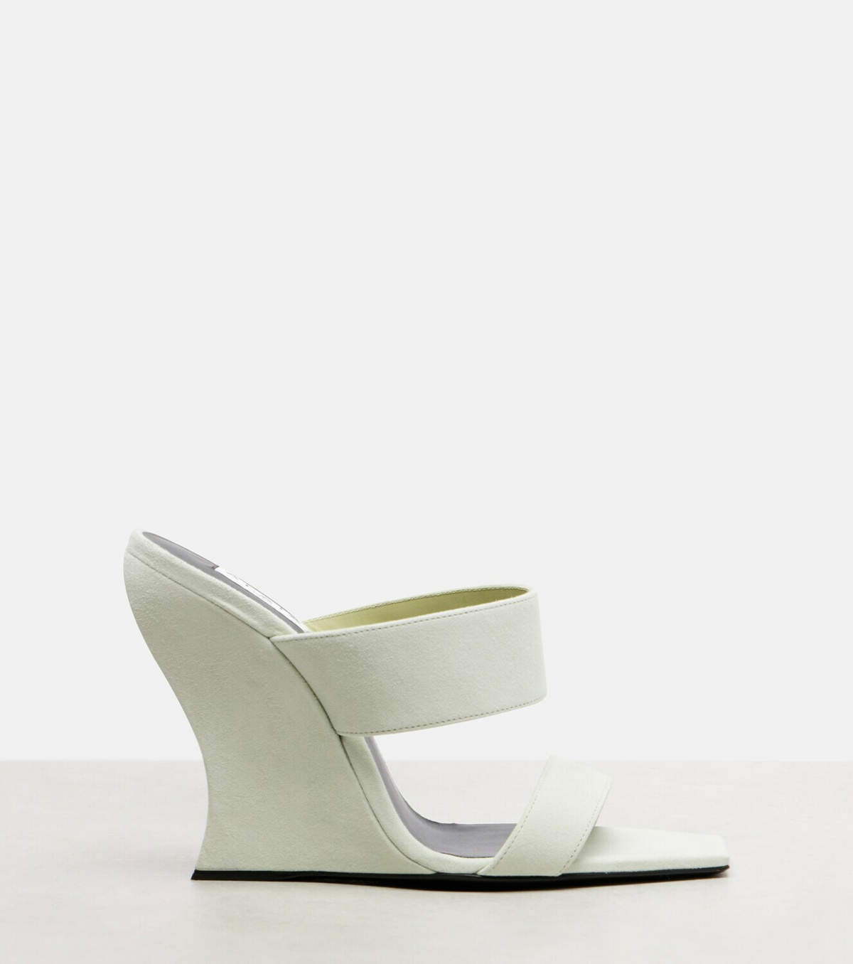 Alaïa 110 suede wedge mules ALAÏA