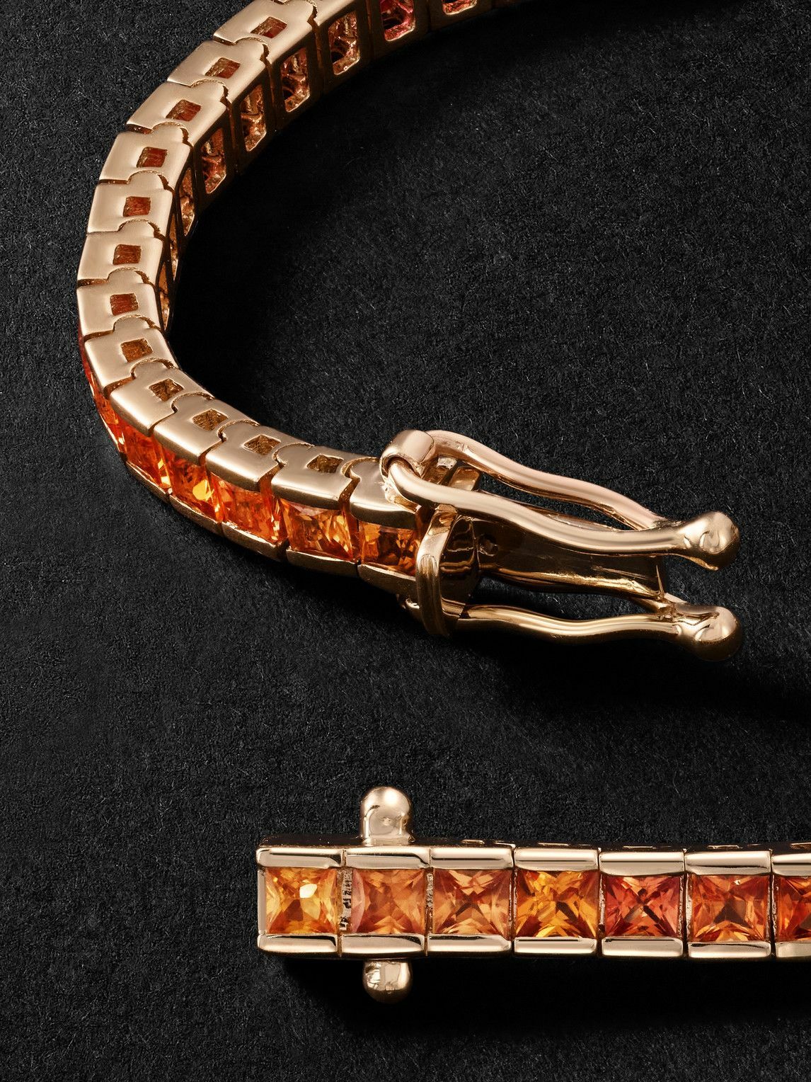 42 Suns - 14-Karat Gold Sapphire Bracelet - Gold 42 Suns