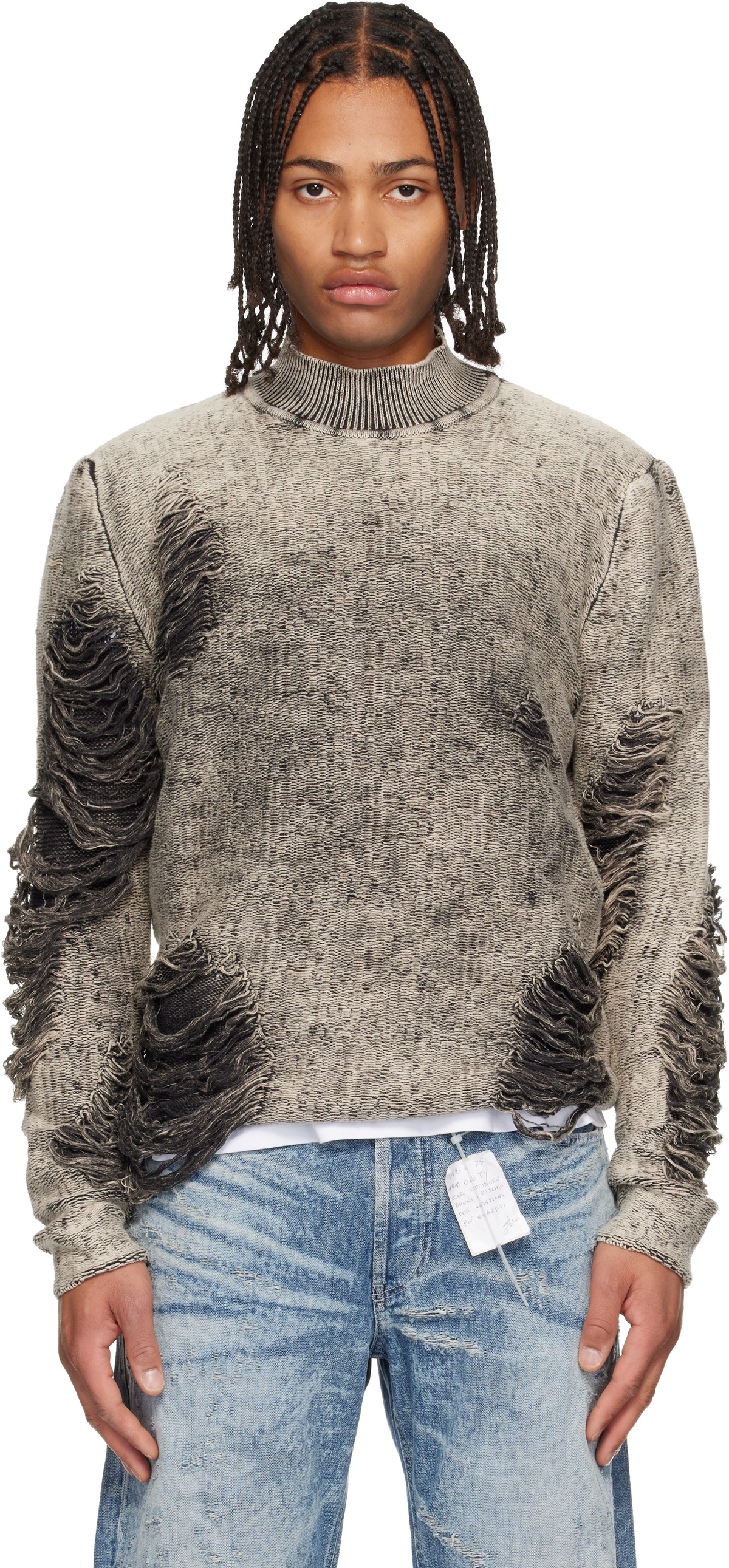 Diesel Gray K-Fjordi Turtleneck Diesel