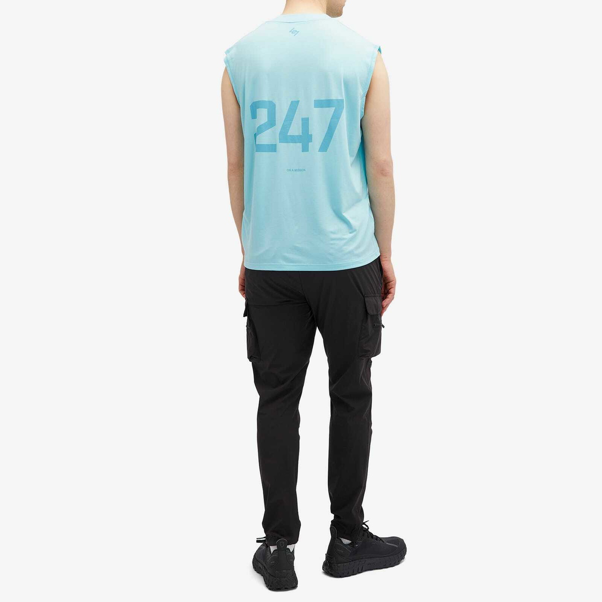 Represent Men's 247 Oversize Tank in Ultra Blue Represent