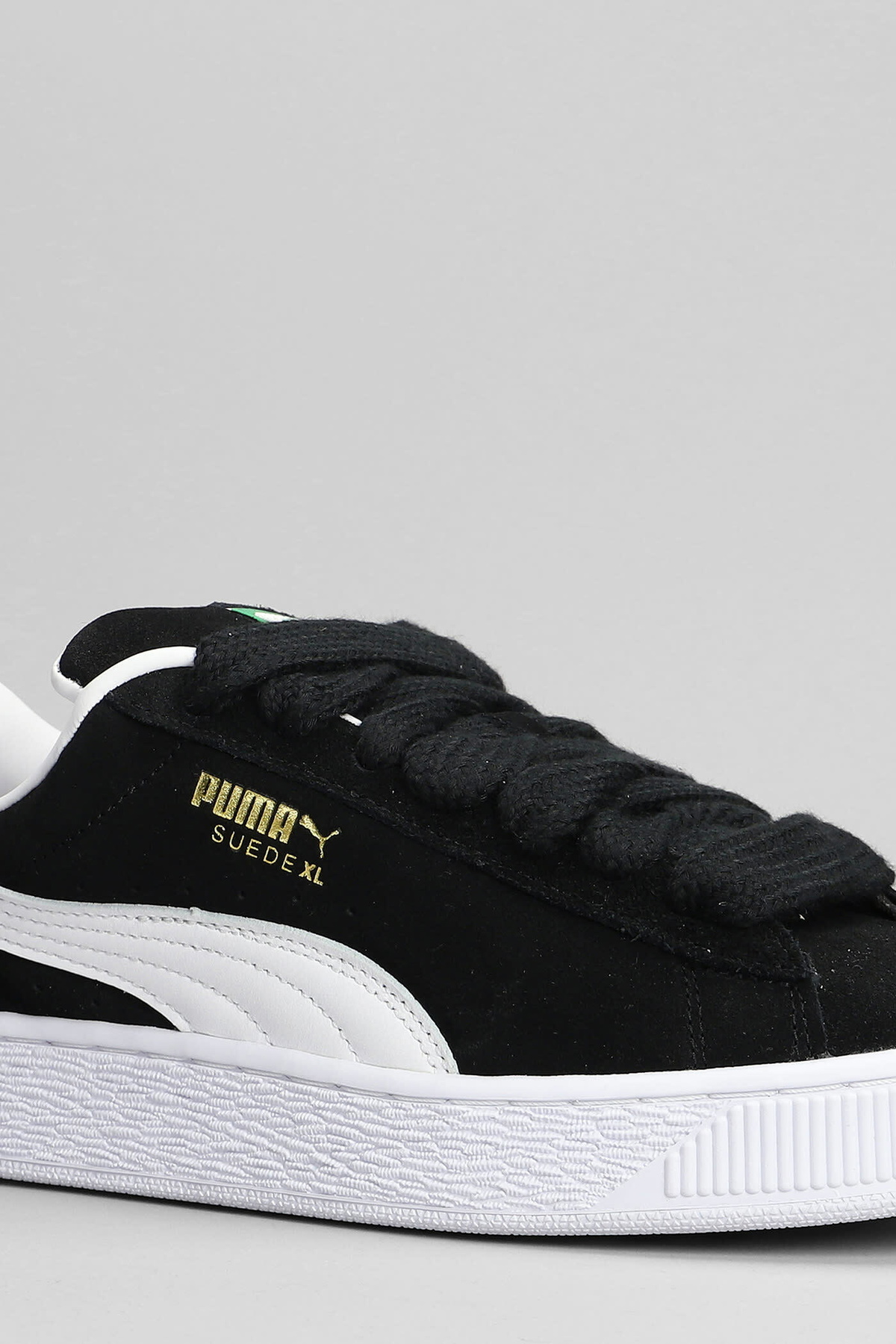 Puma Suede Xl Sneakers In Black Suede Puma