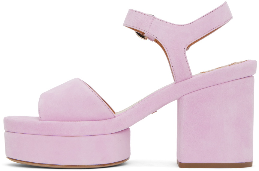 Chloé Purple Odina Platform Sandals Chloe