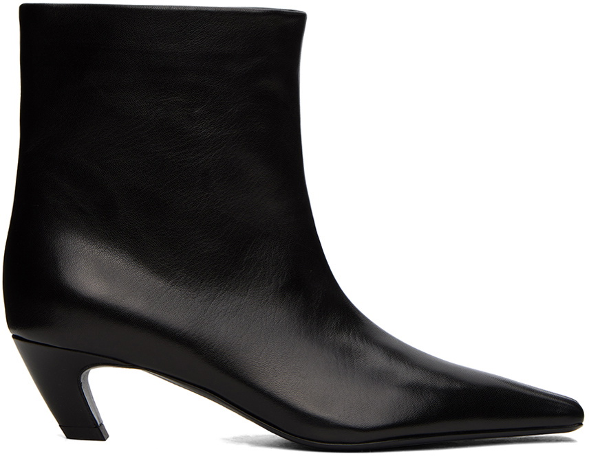 KHAITE Black 'The Arizona' Boots Khaite