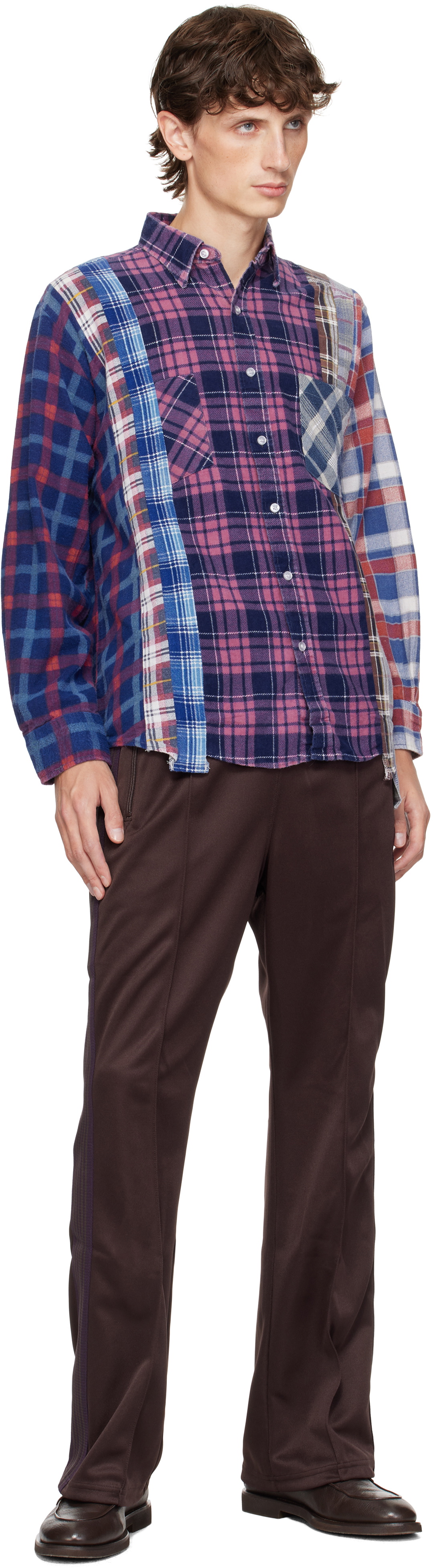 NEEDLES Multicolor 7 Cuts Flannel Shirt Needles
