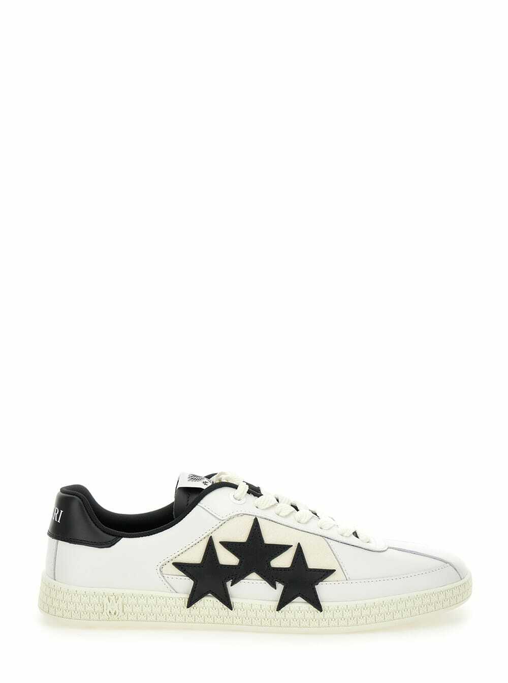 AMIRI pacific Low Top Sneakers With Star Patch On The Side And Logo ...