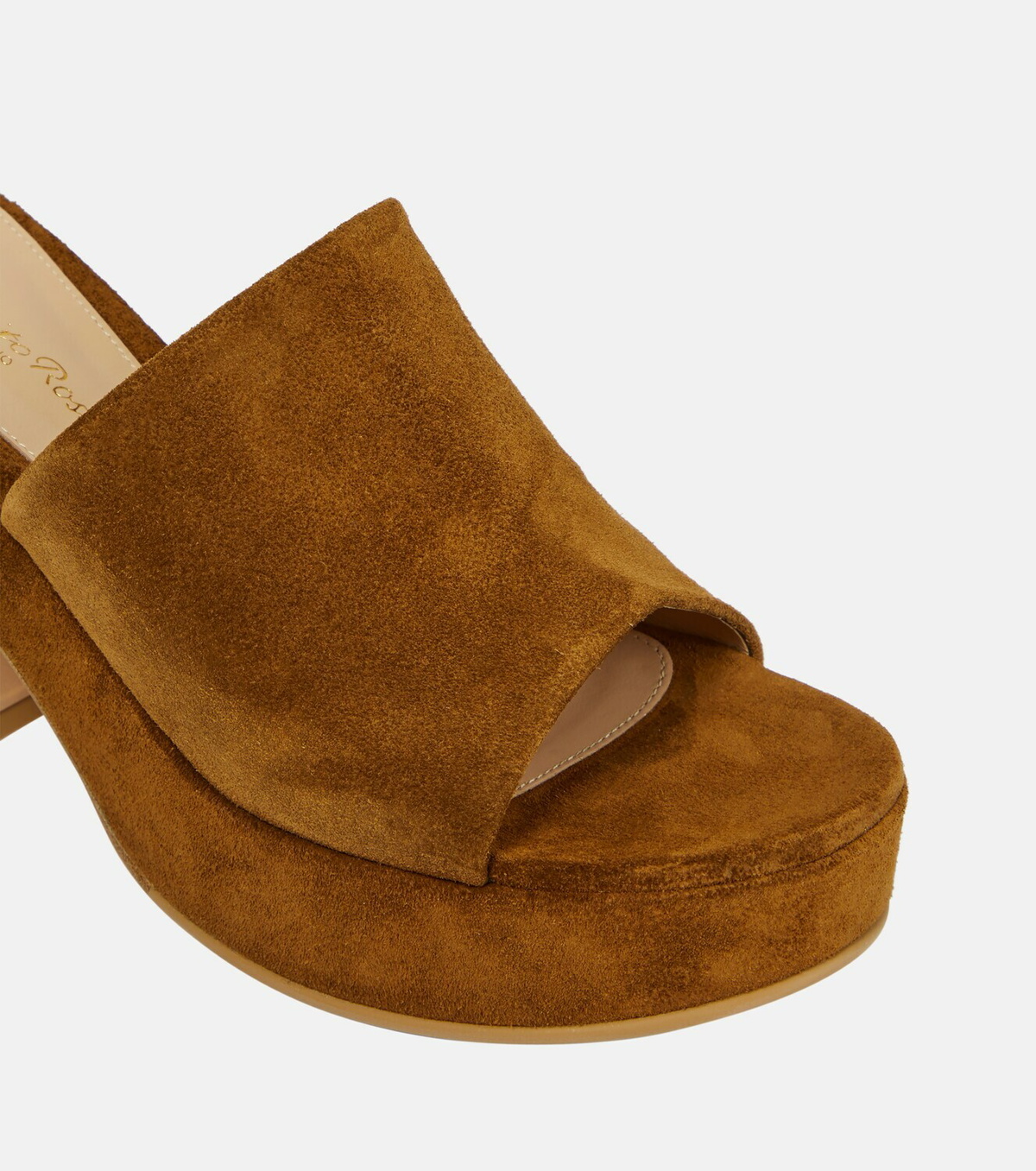 Gianvito Rossi Suede platform mules Gianvito Rossi