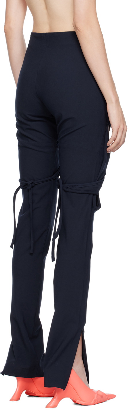 Ottolinger Navy Fitted Loop Trousers Ottolinger