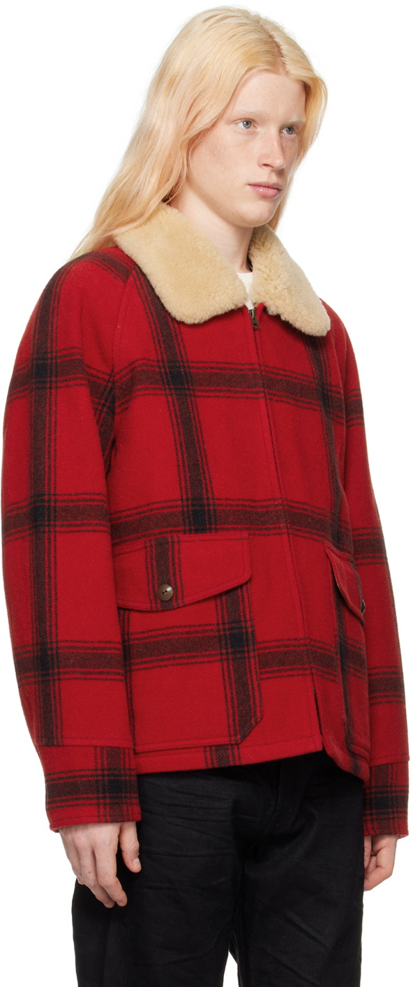 RRL Red & Black Plaid Jacket RRL