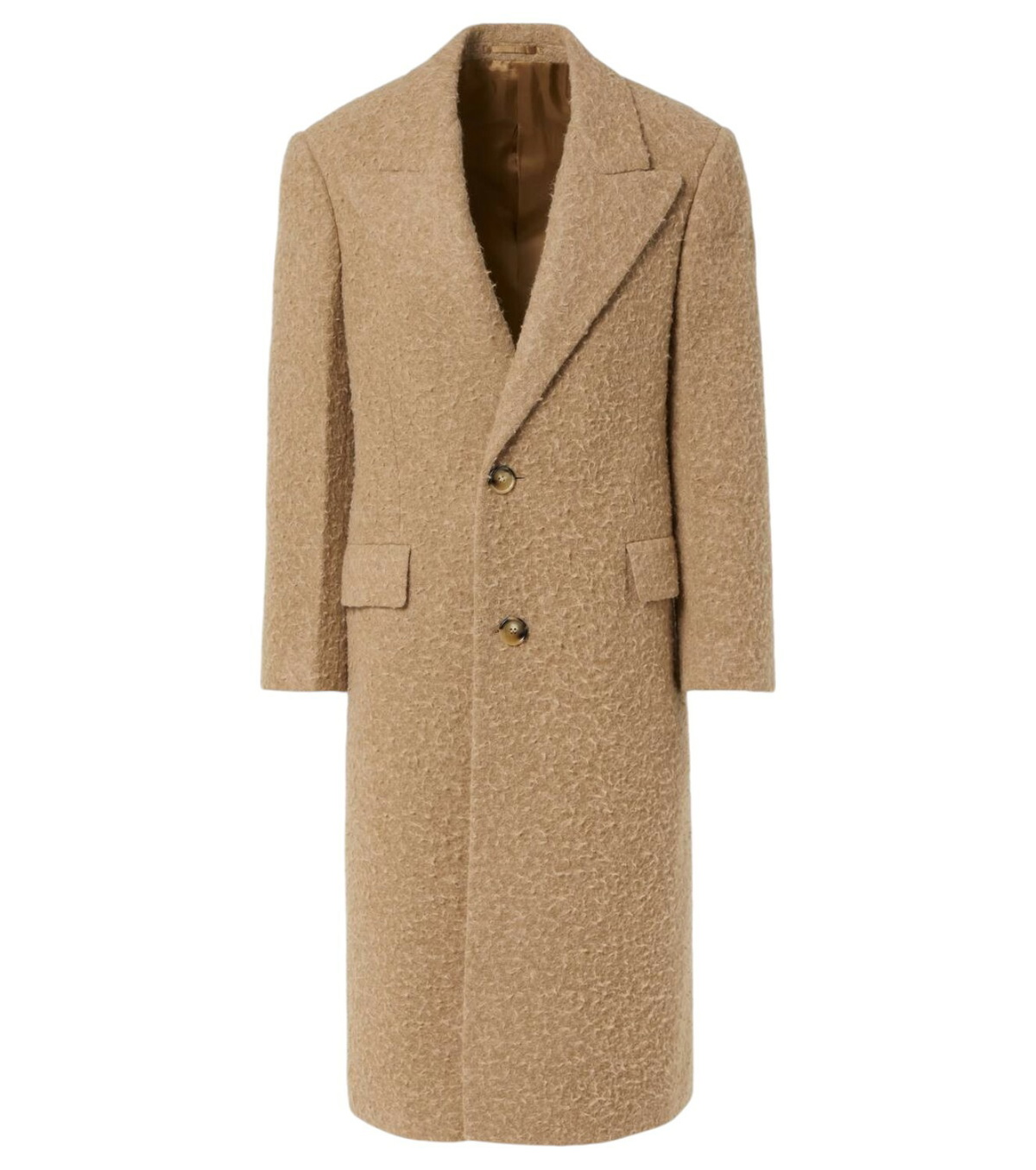 Burberry Linen and wool-blend overcoat Burberry