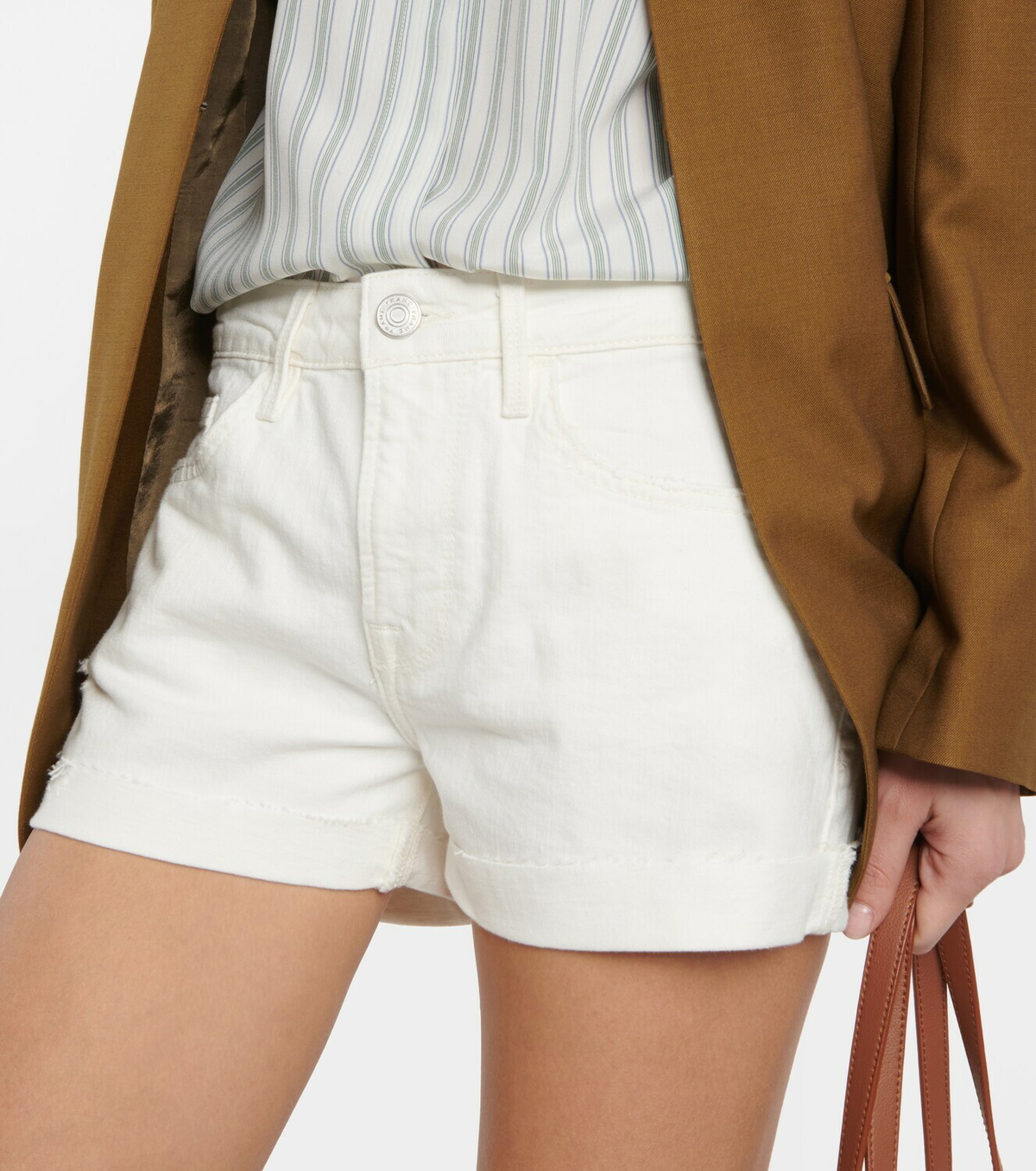 Frame - Le Grand Garcon Short denim shorts Frame Denim